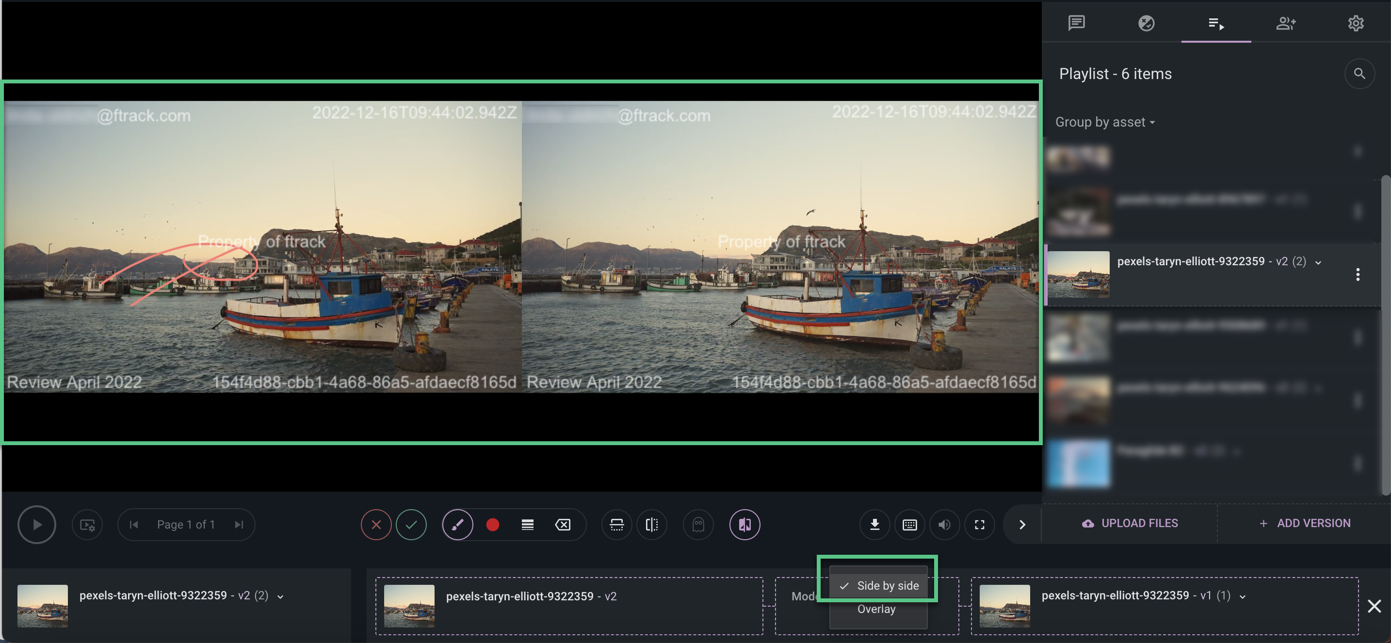Advanced Features in ftrack Review – ftrack Review